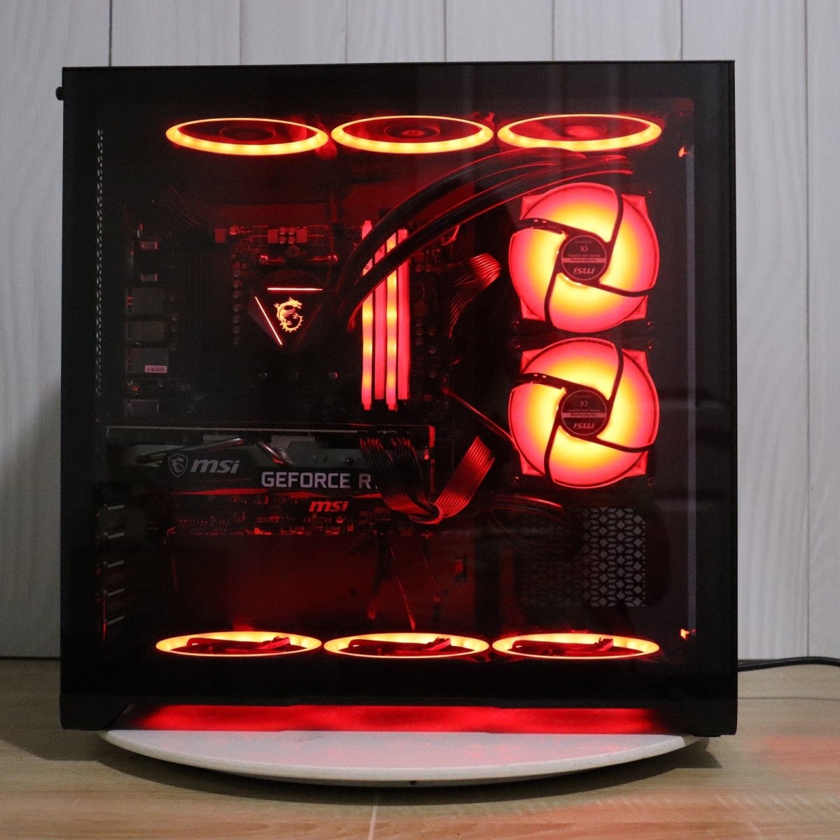 Amd Gaming Case Red