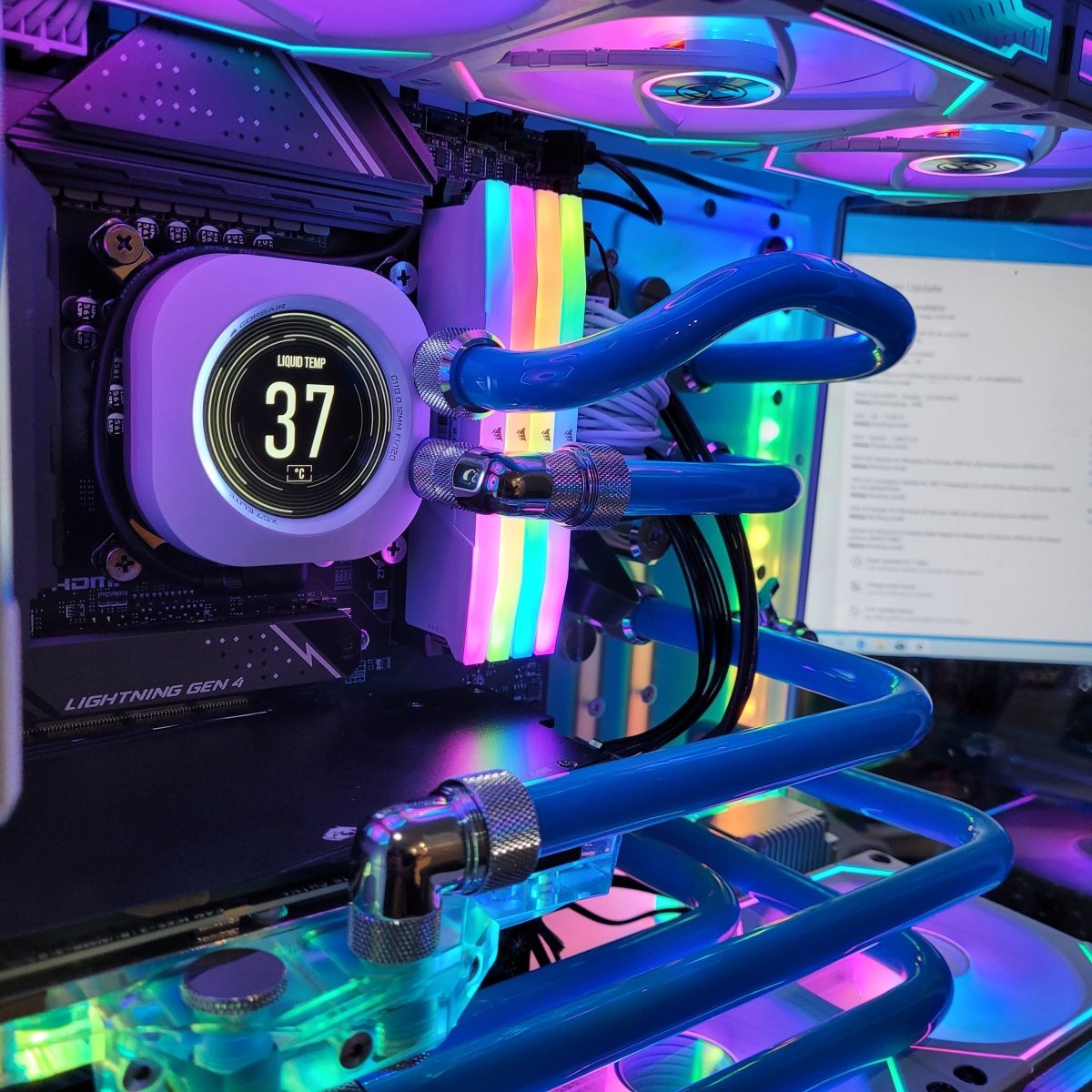 Intel Core i9 14900K custom water loop gaming PC – Sudsterr Technology